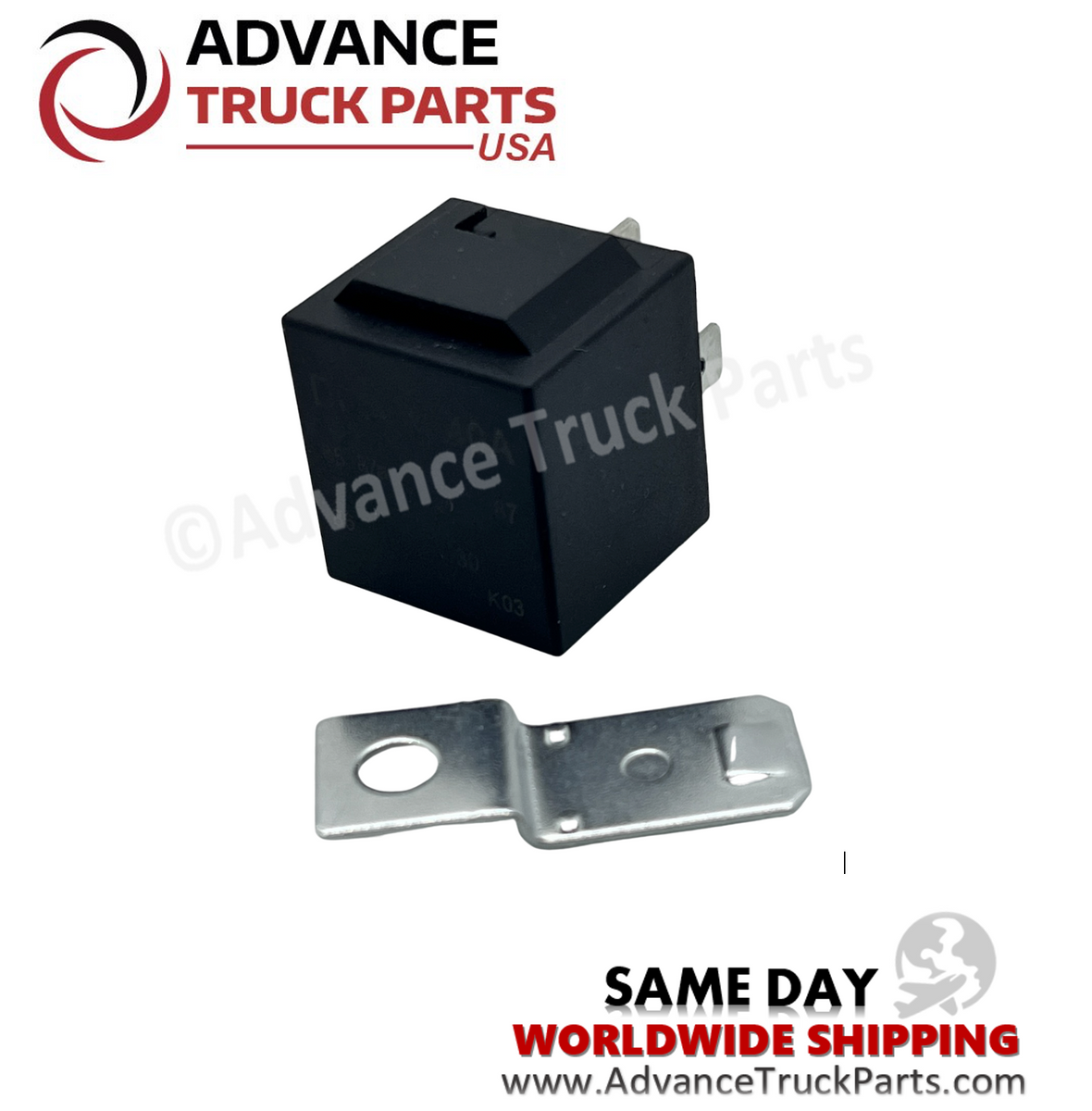 24V 5 Pin Relay with Optional Metal Bracket